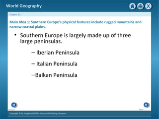 Ch.12 southern europe | PPT