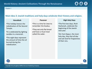 Ch.7 the hebrews and judaism 2003 | PPT