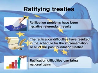 European Union's treaties and the integration process | PPTX