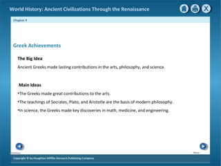 Ch.9 The Greek World | PPT