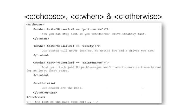 Ch. 9 jsp standard tag library | PDF