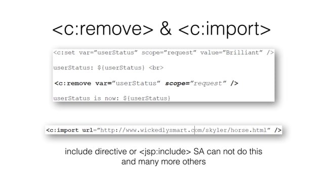 Ch. 9 jsp standard tag library | PDF