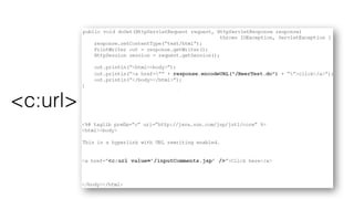 Ch. 9 jsp standard tag library | PPT