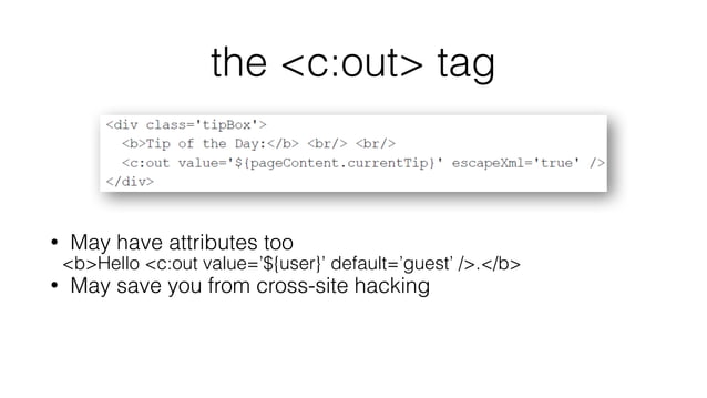 Ch. 9 jsp standard tag library | PDF