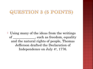 Absolutism and Revolutions Review | PPT