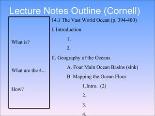 Ch. 14 the ocean floor | PPT