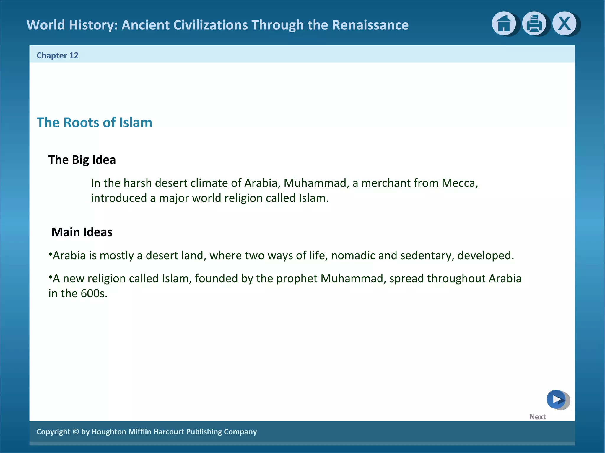 Ch.12 the islamic world (new) | PPT