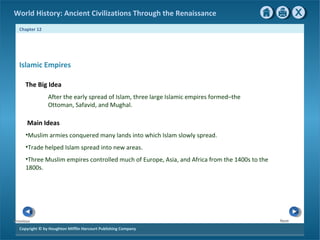 Ch.12 the islamic world (new) | PPT