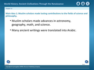 Ch.12 the islamic world (new) | PPT