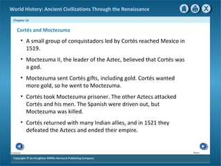 Ch.16 the early americas- 2003 | PPT