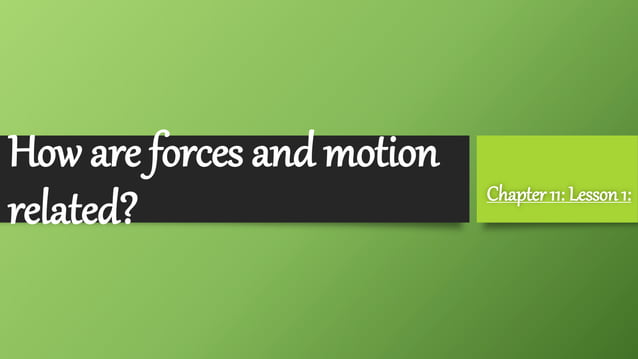Forces and Motion: Types of Motion and Forces Explained | PPT