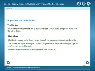 Ch.17 the early middle ages-2003 | PPT