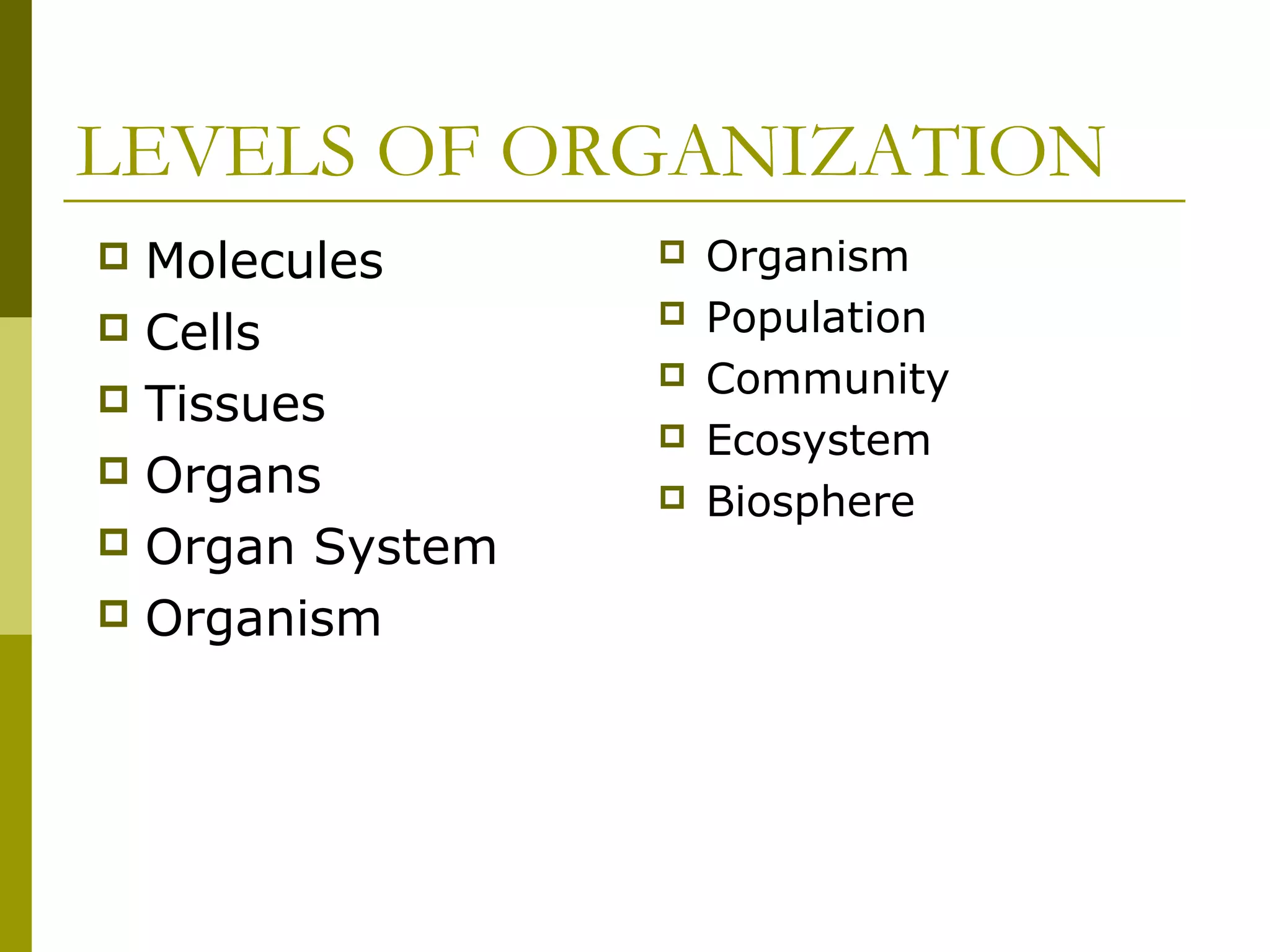 Ch. 1 Biology Notes | PPT