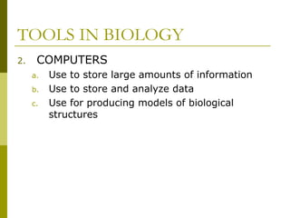 Ch. 1 Biology Notes | PPT