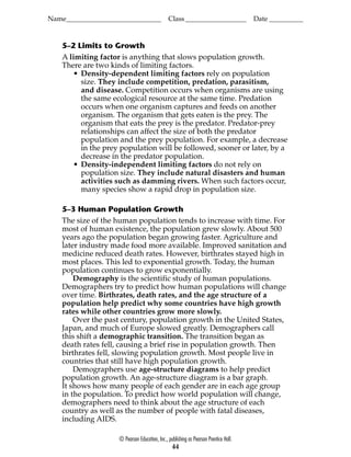 Ch. 5 Notes Population | PDF