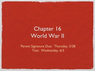 Ch. 16 notes new | PPT