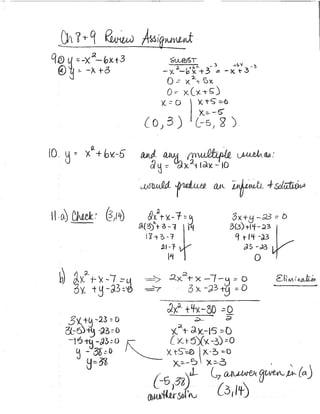 Ch. 8&9 review assignment key | PDF