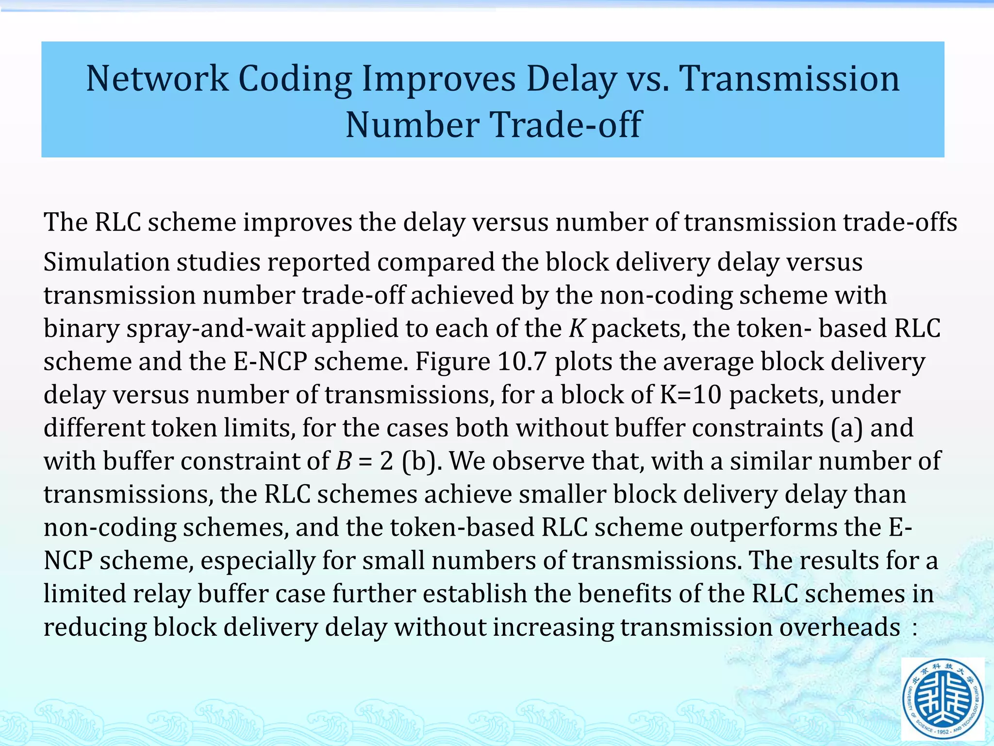Network Coding In Disruption Tolerant Network Dtn Ppt