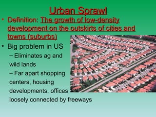 AP Environmental Science Ch. 22 sustainable cities | PPT