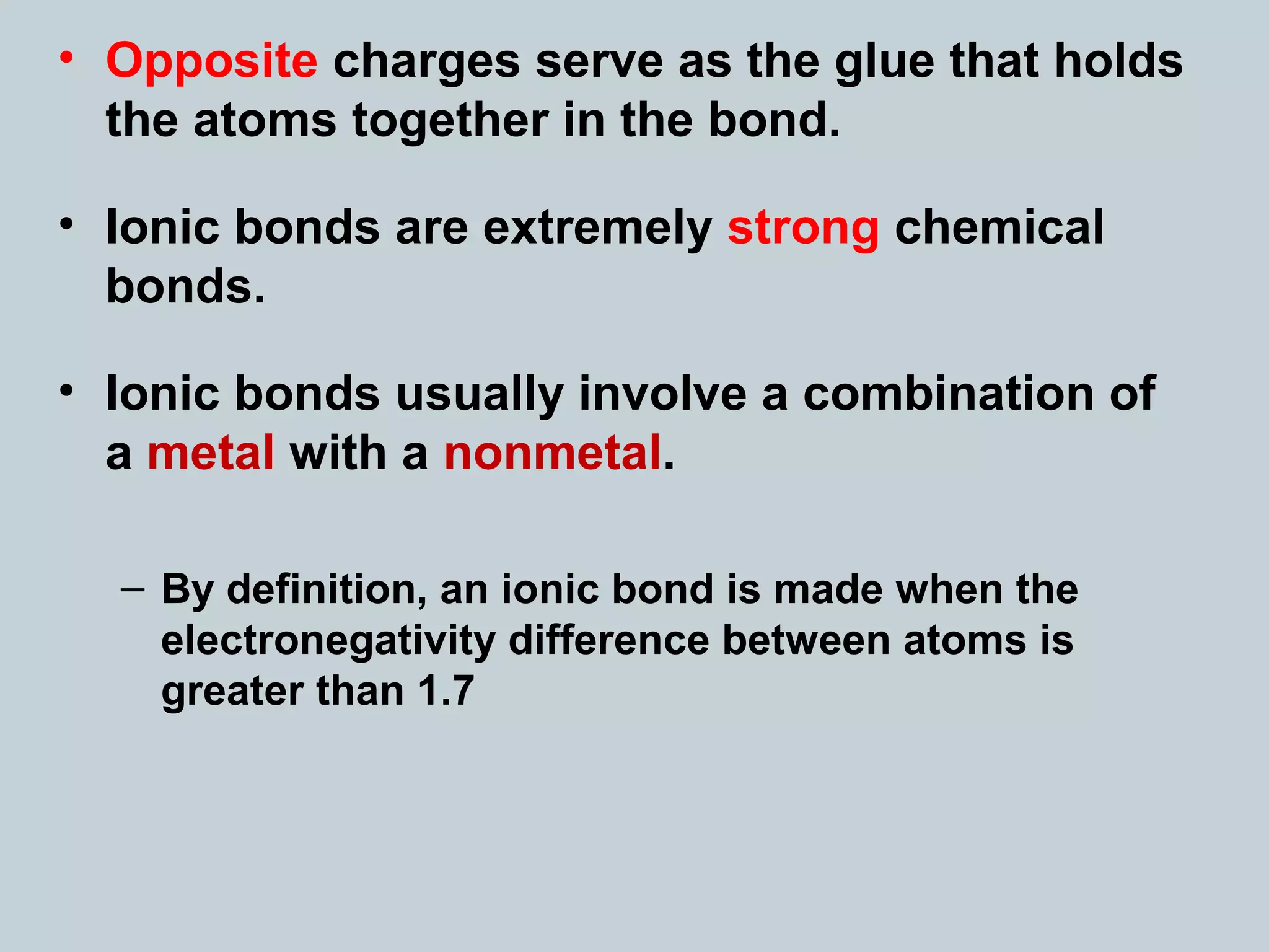 Unit 7.2 Ionic Bonding | PPT | Chemistry | Science