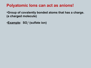 Unit 7.2 Ionic Bonding | PPT