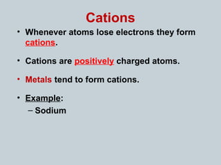 Unit 7.2 Ionic Bonding | PPT