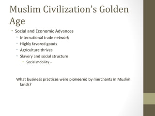 Ch.10 Muslim Civilization | PPT