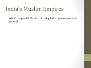 Ch.10 Muslim Civilization | PPT