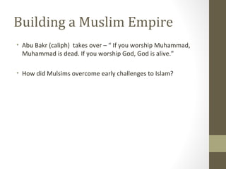 Ch.10 Muslim Civilization | PPT