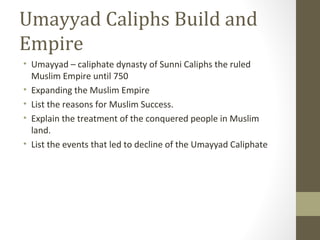 Ch.10 Muslim Civilization | PPT
