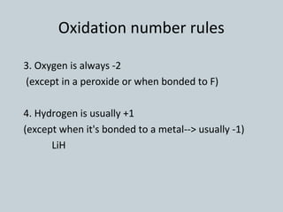 Ch. 9.1 acids salts and oxidation numbers | PPT