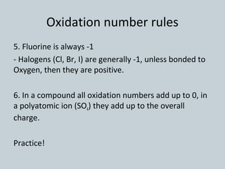 Ch. 9.1 acids salts and oxidation numbers | PPT