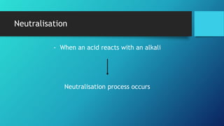 Ch.10.acids and alkalis (3rd week) | PPTX