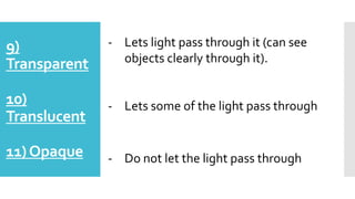 Ch.9.properties of matter and matterials | PPTX