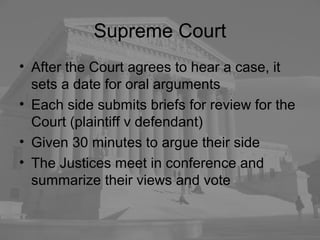 Ch. 11 the federal court system | PPT