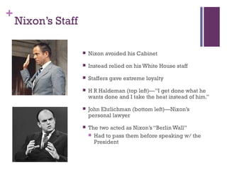 Nixon, Ford, & Carter (1969-1981) | PPT