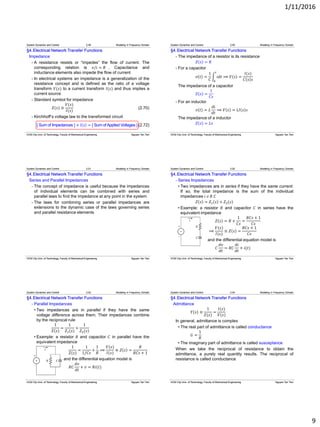 Ch.02 modeling in frequency domain | PDF