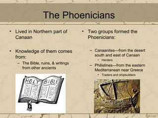 The Phoenicians & Hebrews | PPT