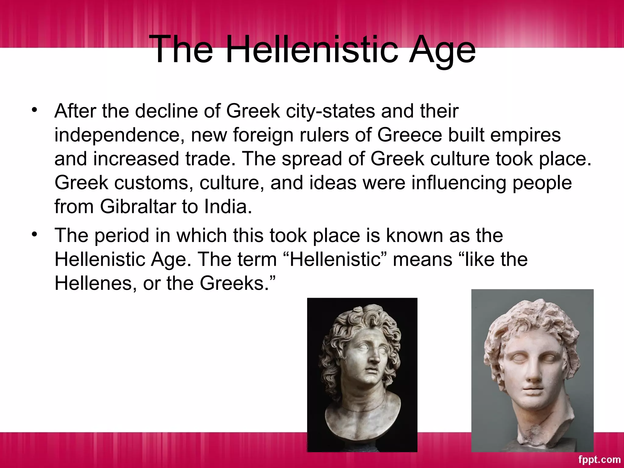 The Hellenistic Period | PPT