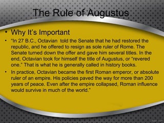 The Roman Empire | PPT