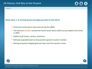 Ch.3 americans move west | PPT