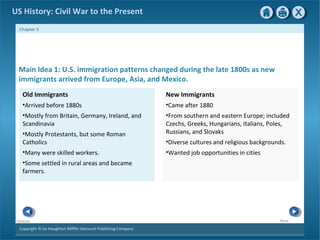 Ch.5- Immigrants and Urban Life | PPT