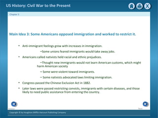 Ch.5- Immigrants and Urban Life | PPT