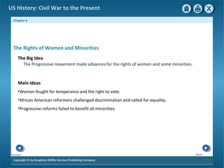 Ch.6 the progressive spirit and reform | PPT