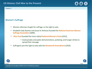 Ch.6 the progressive spirit and reform | PPT