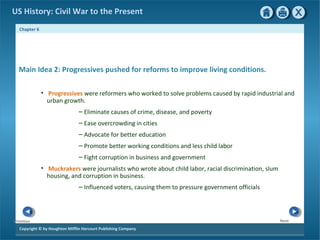 Ch.6 the progressive spirit and reform | PPT