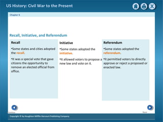 Ch.6 the progressive spirit and reform | PPT