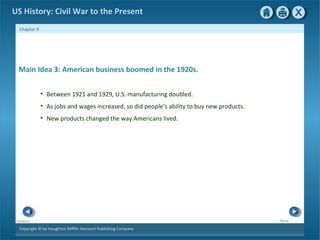 Ch.9 the roaring twenties | PPT