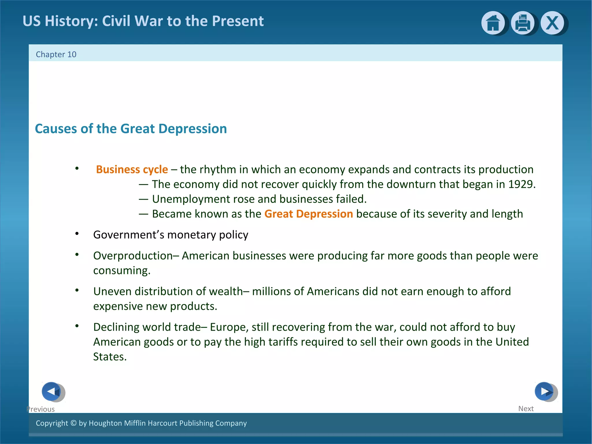 Ch.10 the great depression | PPT
