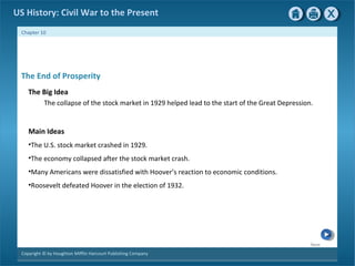 Ch.10 the great depression | PPT